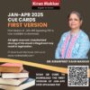 Kiran Makkar Speaking Cue Cards Jan-April 2025 First Version PDF ...